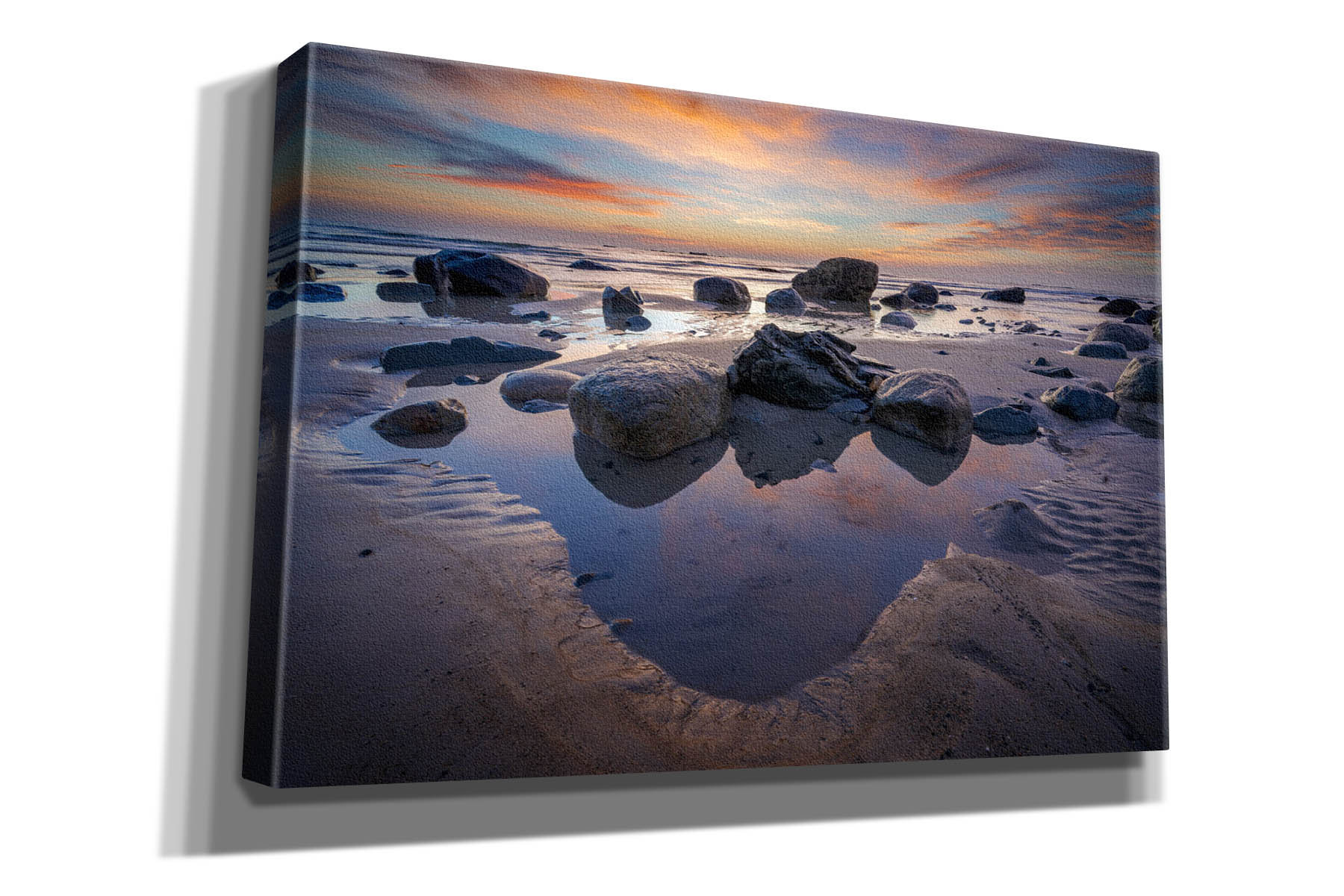 Highland Dunes 'Reflected Tranquility' by Rick Berk Canvas Wall Art ...