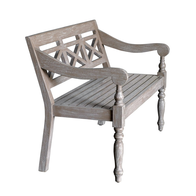 Canora Grey Billups Solid Wood Bench & Reviews | Wayfair