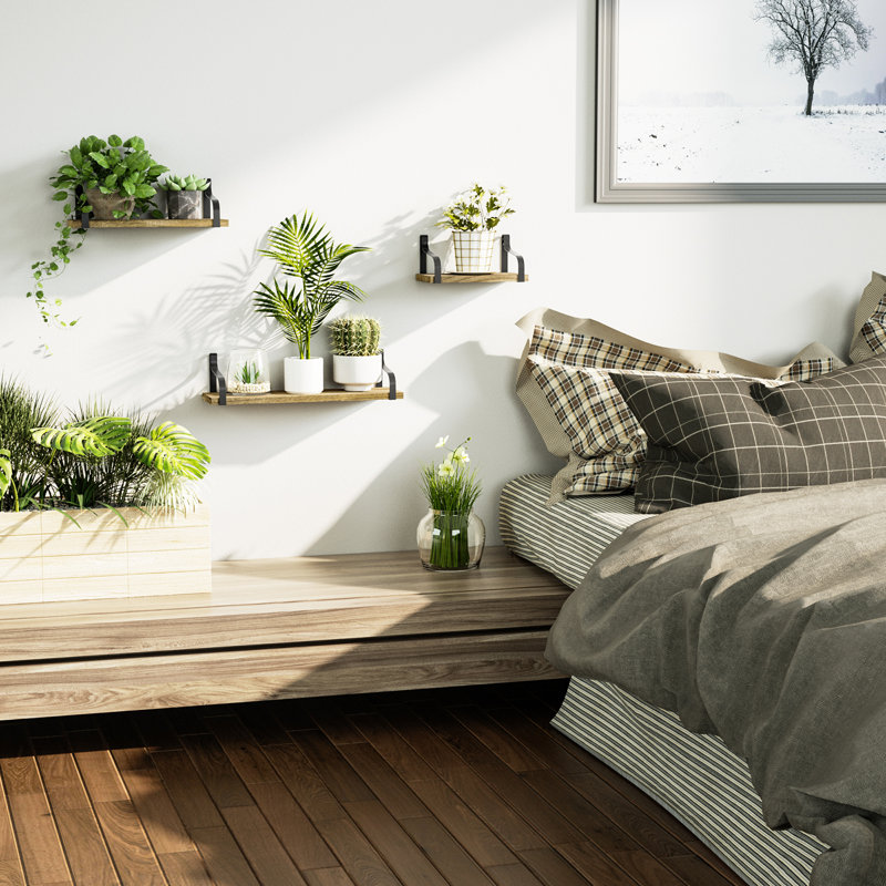 Love-KANKEI 3 Piece Bracket Shelf & Reviews | Wayfair