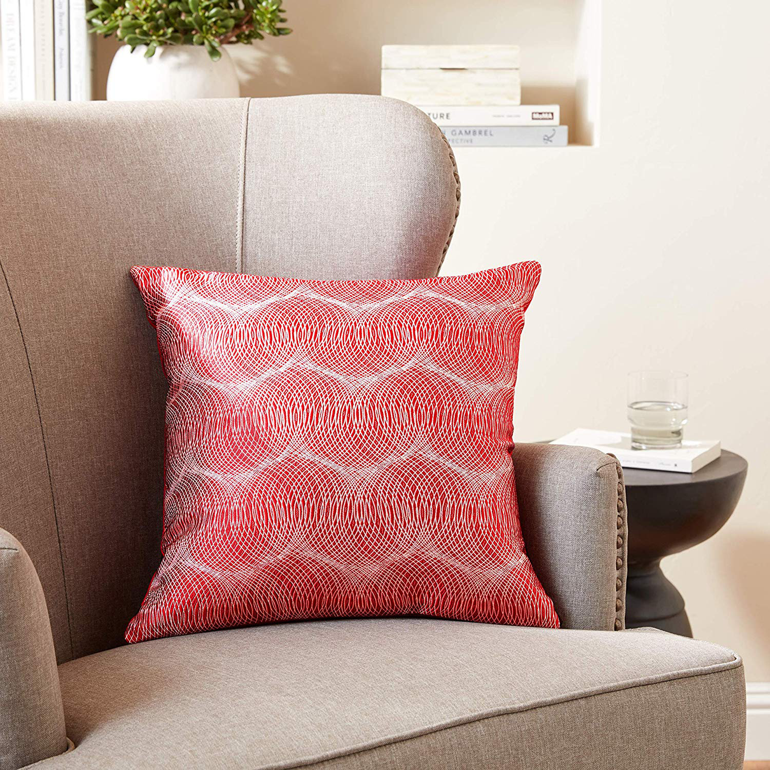 Violet Linen 18" Throw Pillow Cover | Wayfair