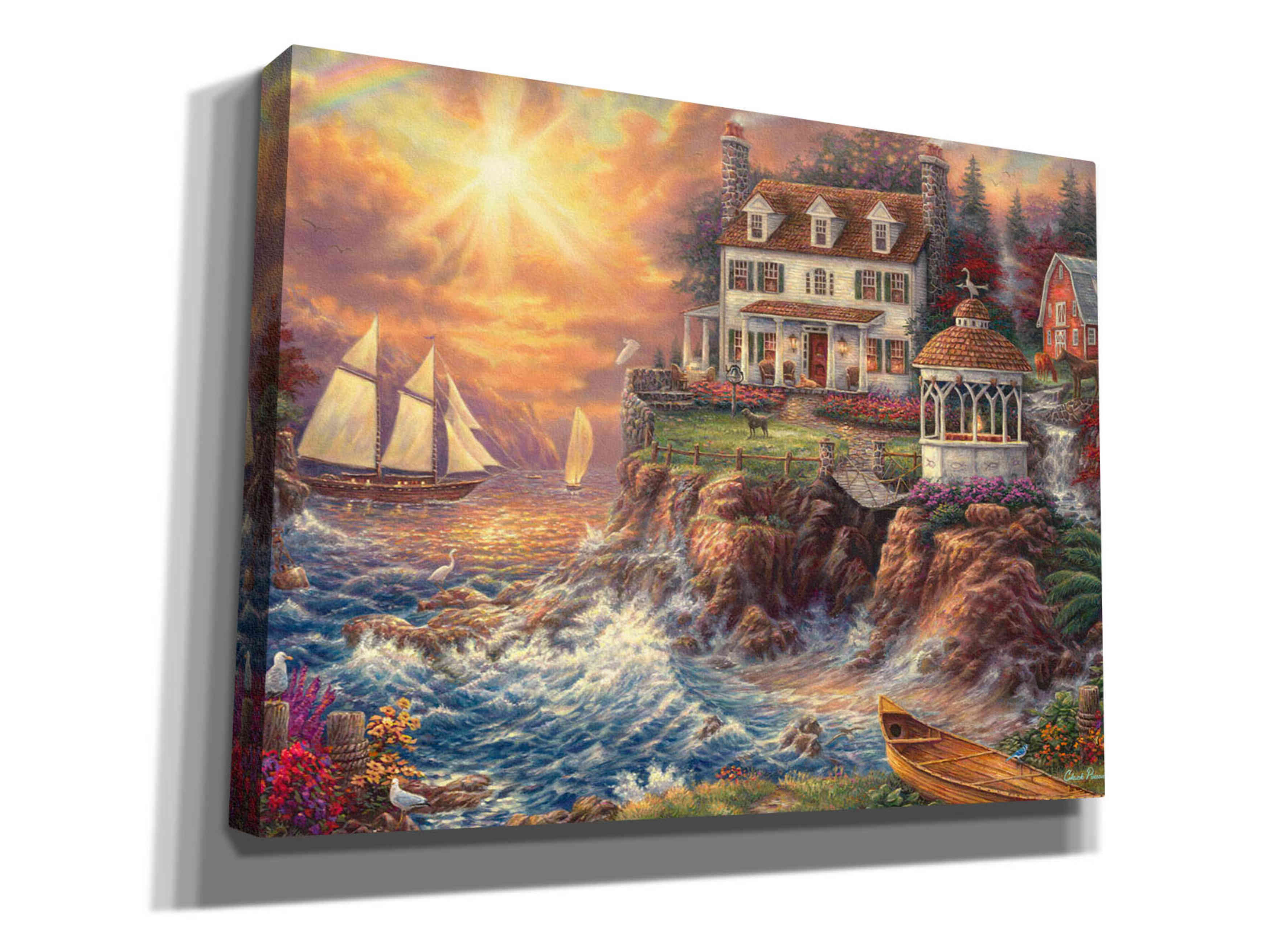 Breakwater Bay Life Above the Fray by Chuck Pinson - Wrapped Canvas ...