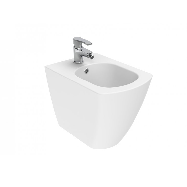 WS Bath Collections Elegant Round Wall Mount Bidet | Wayfair
