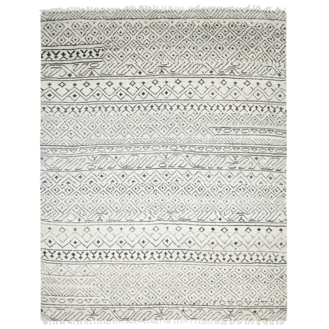 Foundry Select Moroccan Hand-Knotted Grey Area Rug - Wayfair Canada