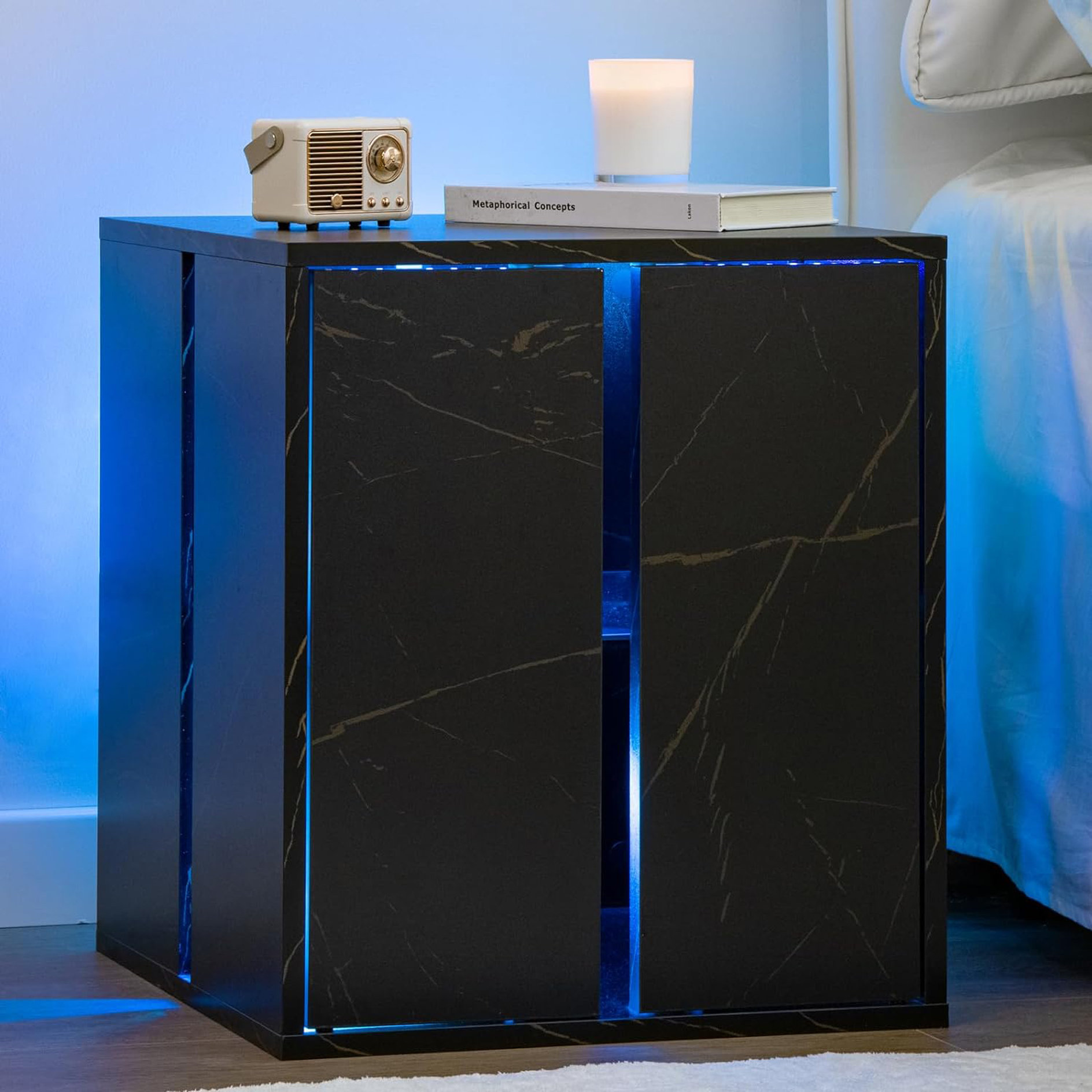 Wrought Studio Side Tables with LED - Wayfair Canada