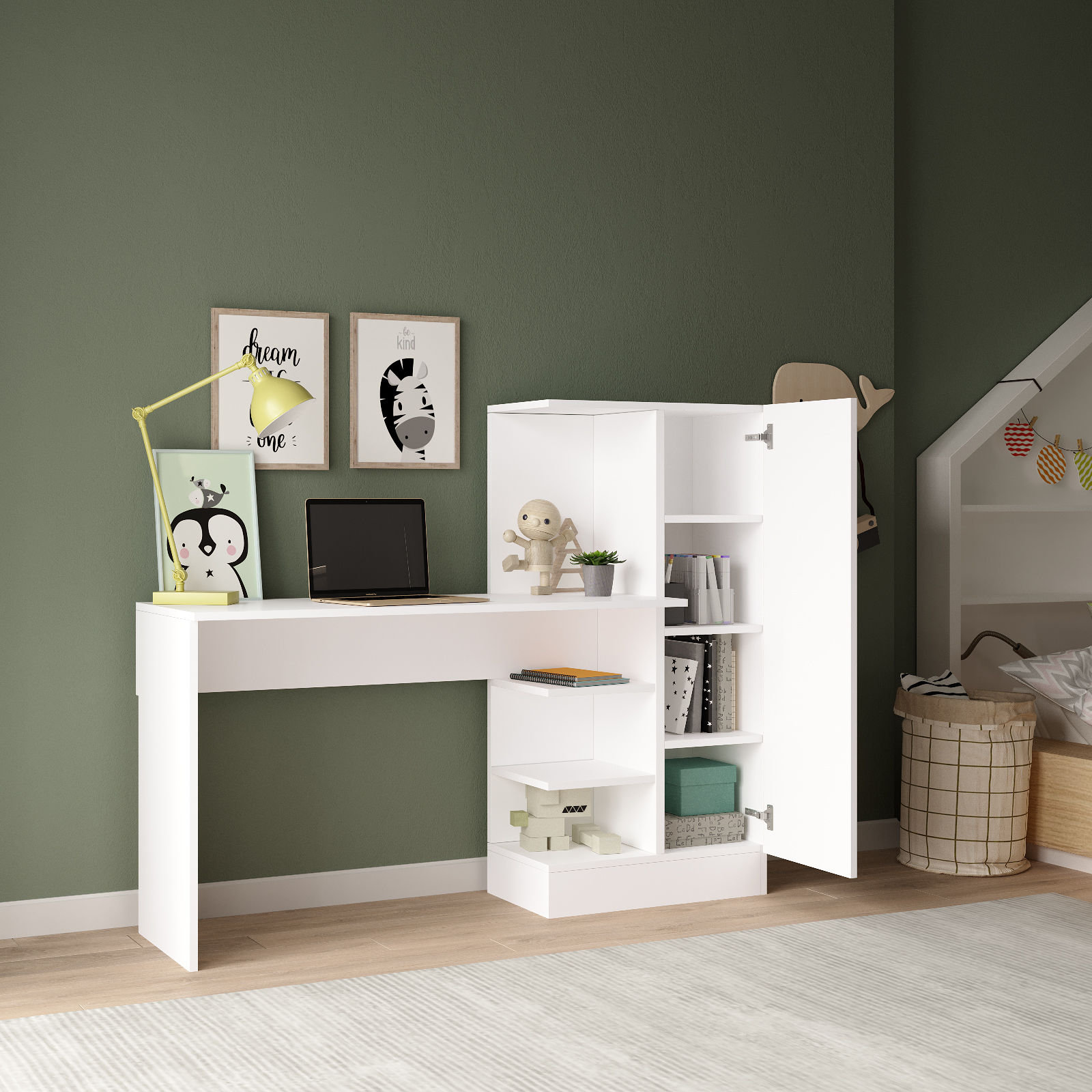 East Urban Home Gurseerat Desk | Wayfair