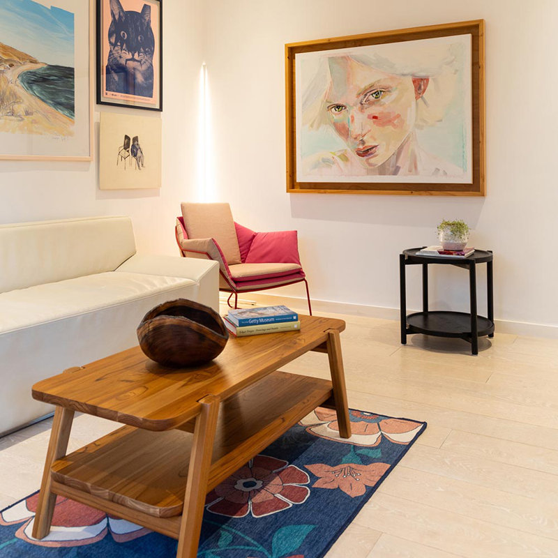 MasayaCo Apanas 4 Legs Coffee Table with Storage | Wayfair