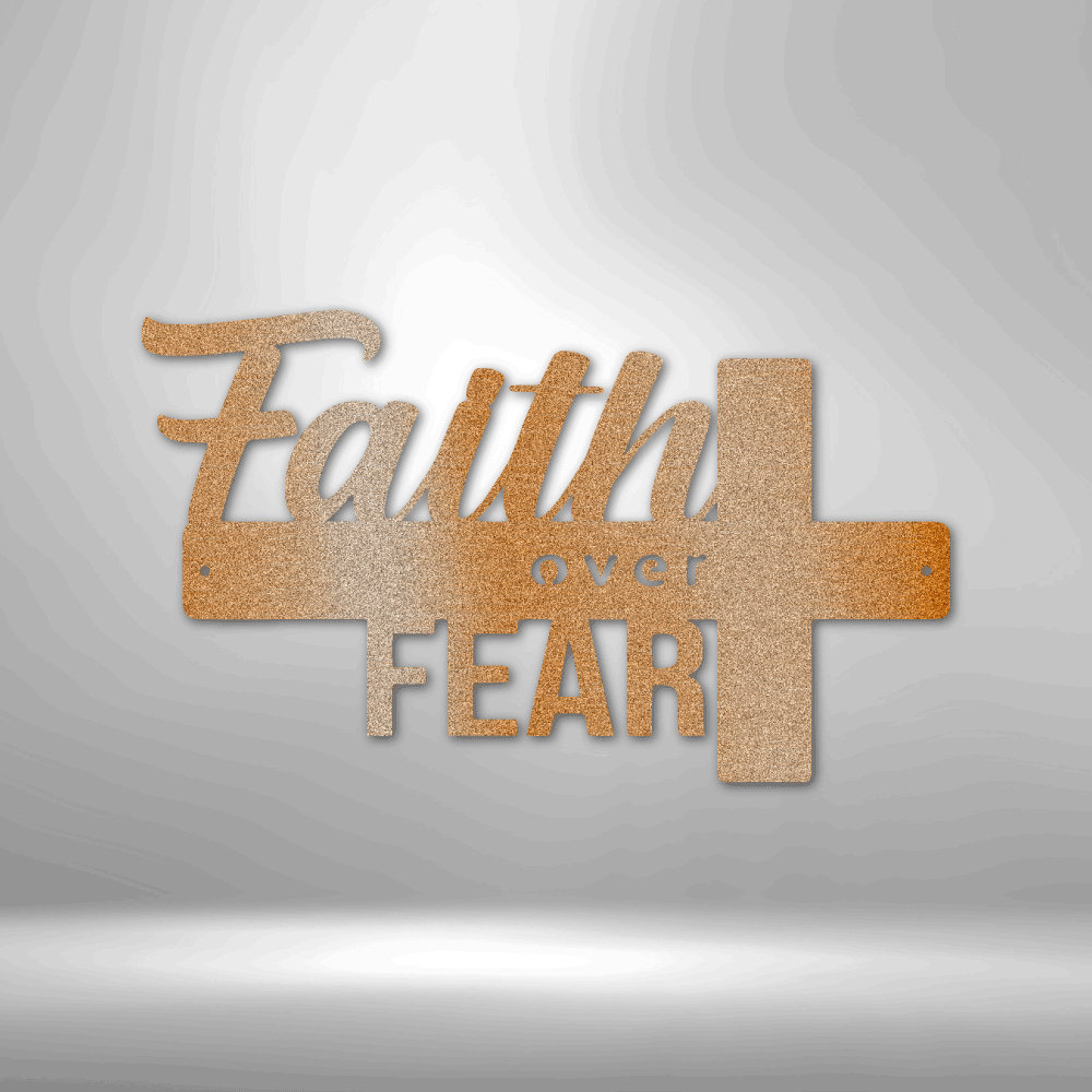 Trinx Faith Over Fear Wall Décor | Wayfair