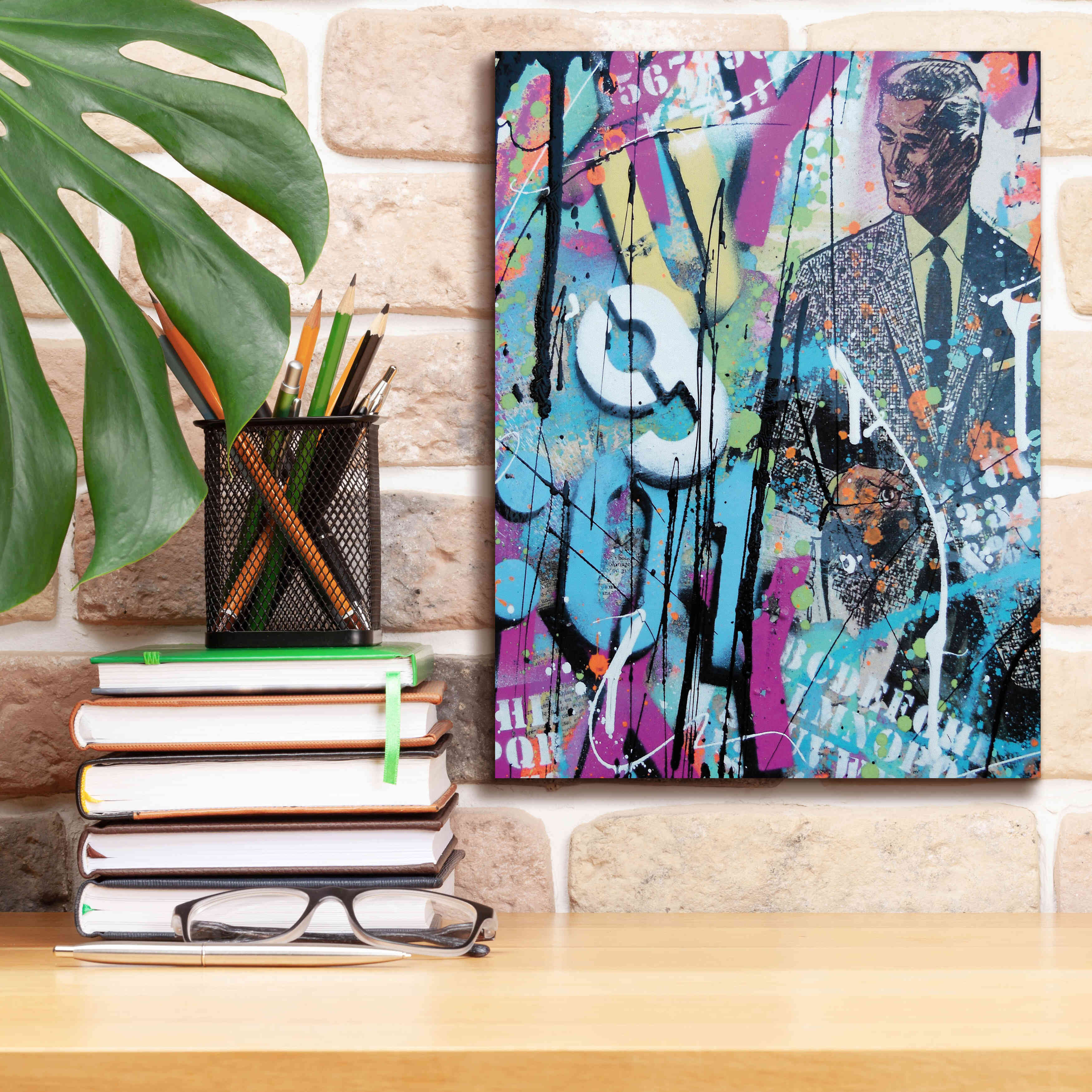 Orren Ellis Graffiti comics by David Drioton - Wrapped Canvas Print ...