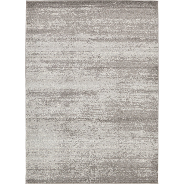 Wade Logan® Croslin Performance Gray Rug & Reviews | Wayfair