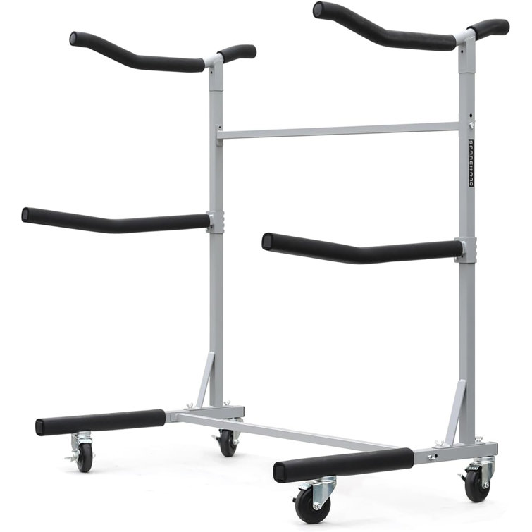 17 Stories Izear 3 Kayak Rack With Caster Wheel | Wayfair