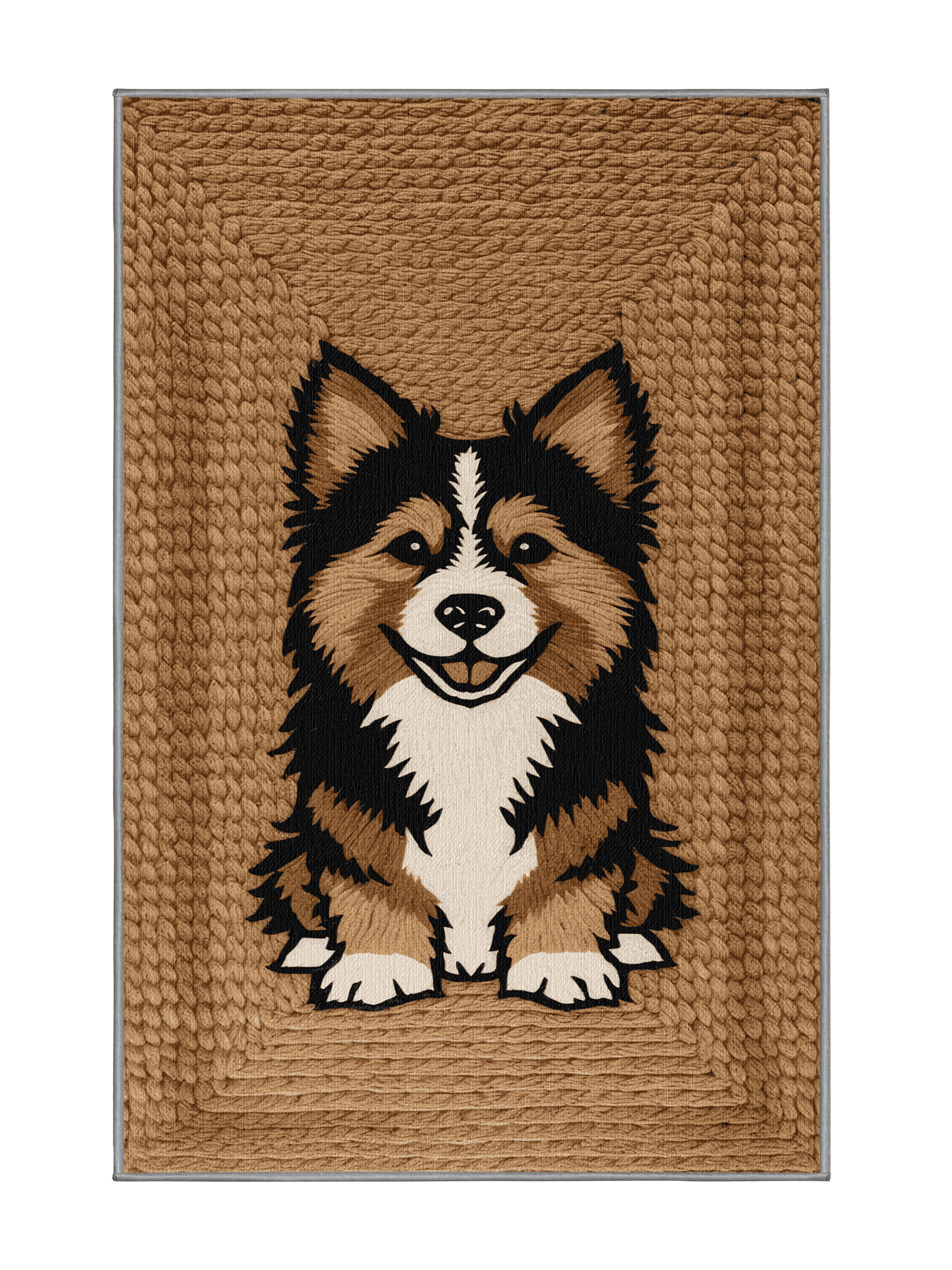 Dakota Fields Washable Kishu Ken Dogs Area Rug | Wayfair