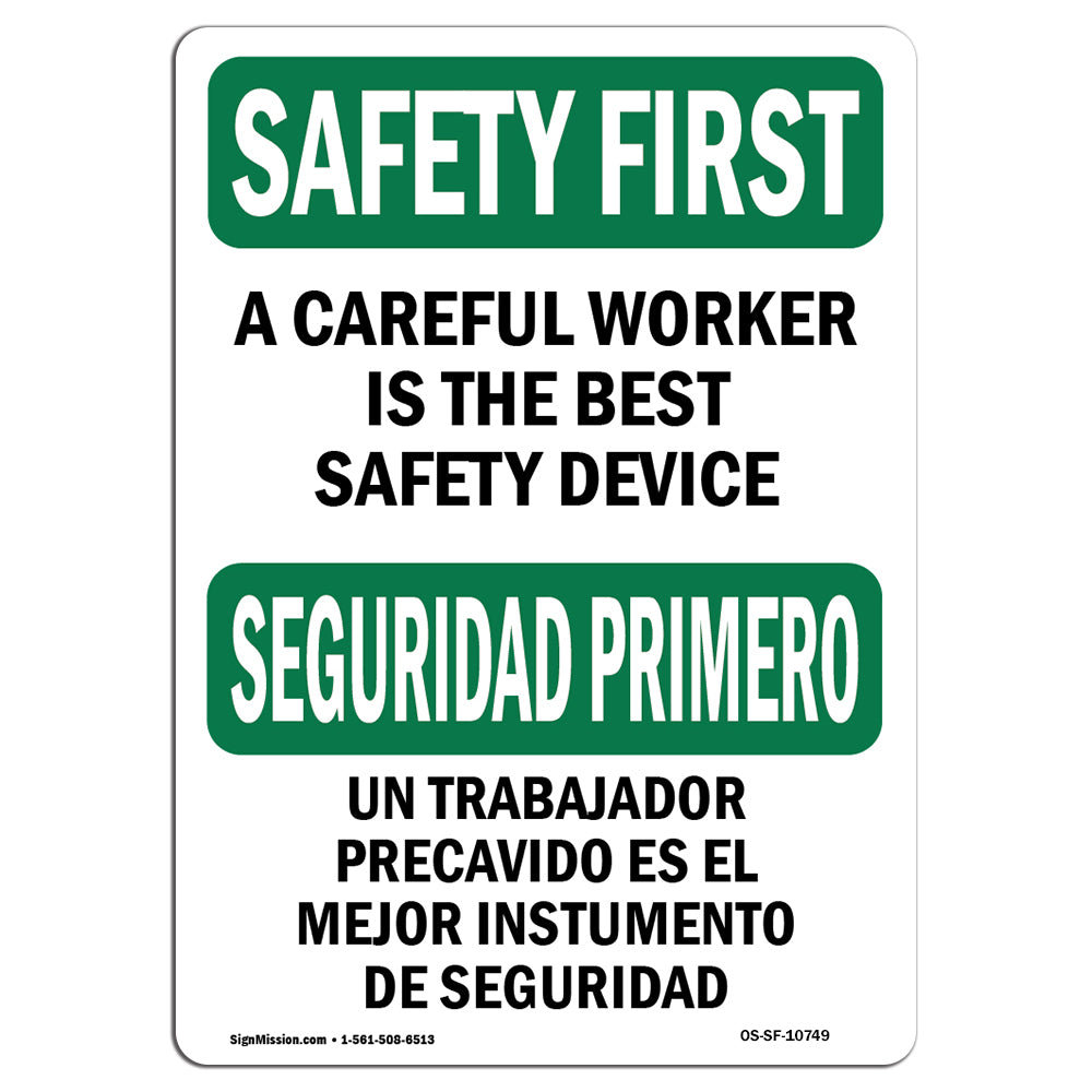 SignMission Safety First Sign | Wayfair