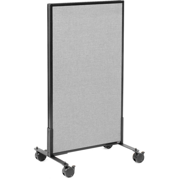 Interion Mobile Blue Office Partition Panel | Wayfair