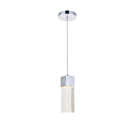 Orren Ellis Gonvick 1 - Light LED Unique/Statement Pendant & Reviews ...