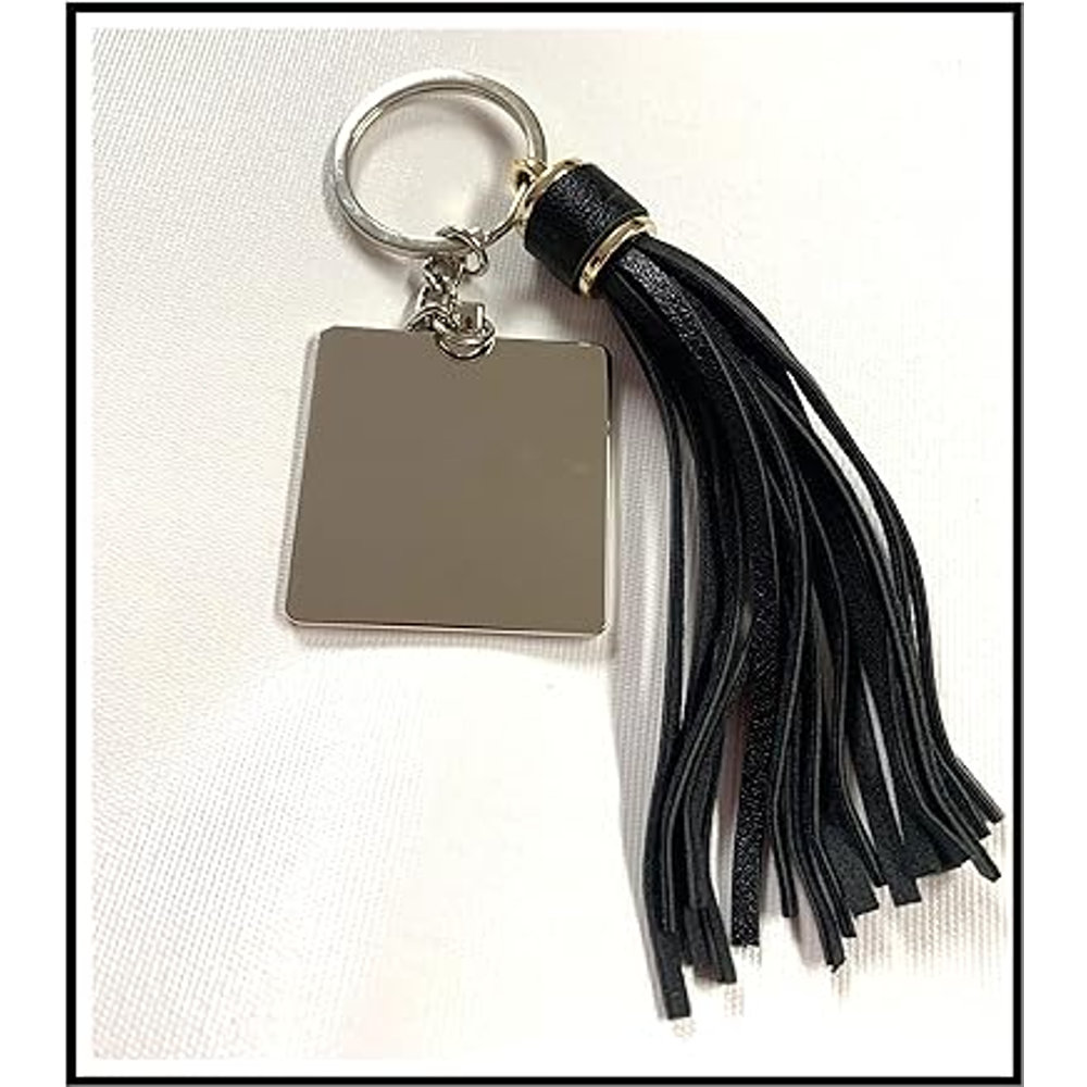 Display My Art 1.5'' W Black/Brown Key Chain | Wayfair