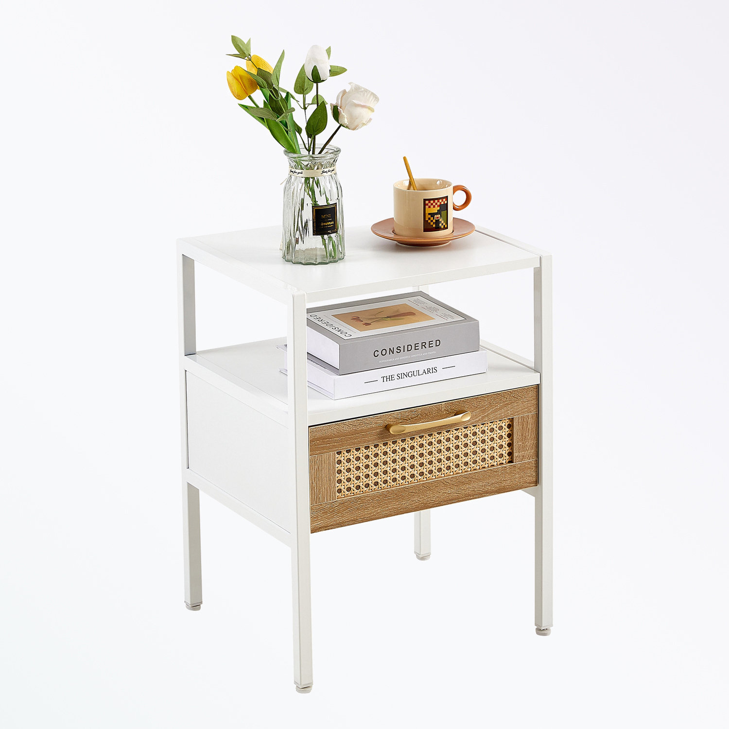 Bay Isle Home™ Bahid End Table with Storage | Wayfair