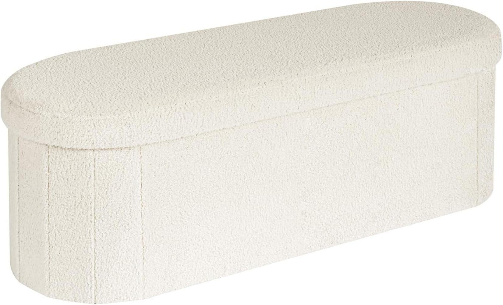 Latitude Run® Storage Ottoman Bench Tufted Oval Ottomans Bench Foot ...