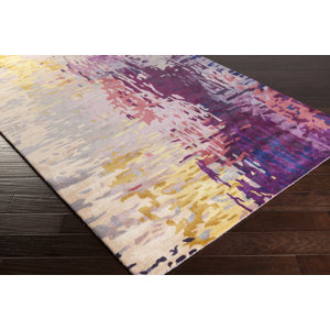 17 Stories Ratcliff Hand Tufted Abstract Rug & Reviews | Wayfair