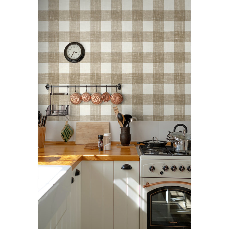 Gracie Oaks Gingham Roll | Wayfair