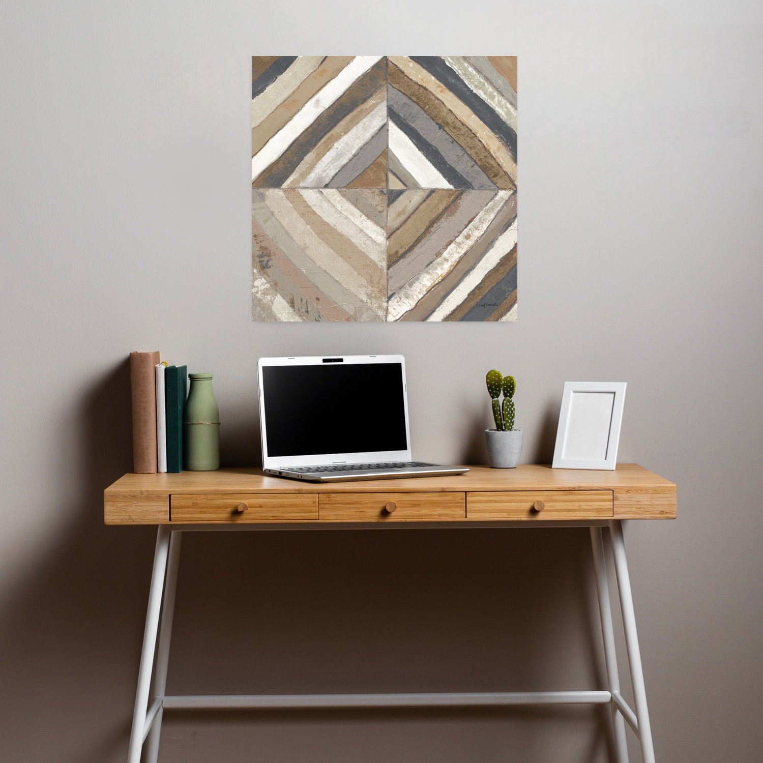 Latitude Run® Contemporary The Center Ii Abstract Crop Dark With ...