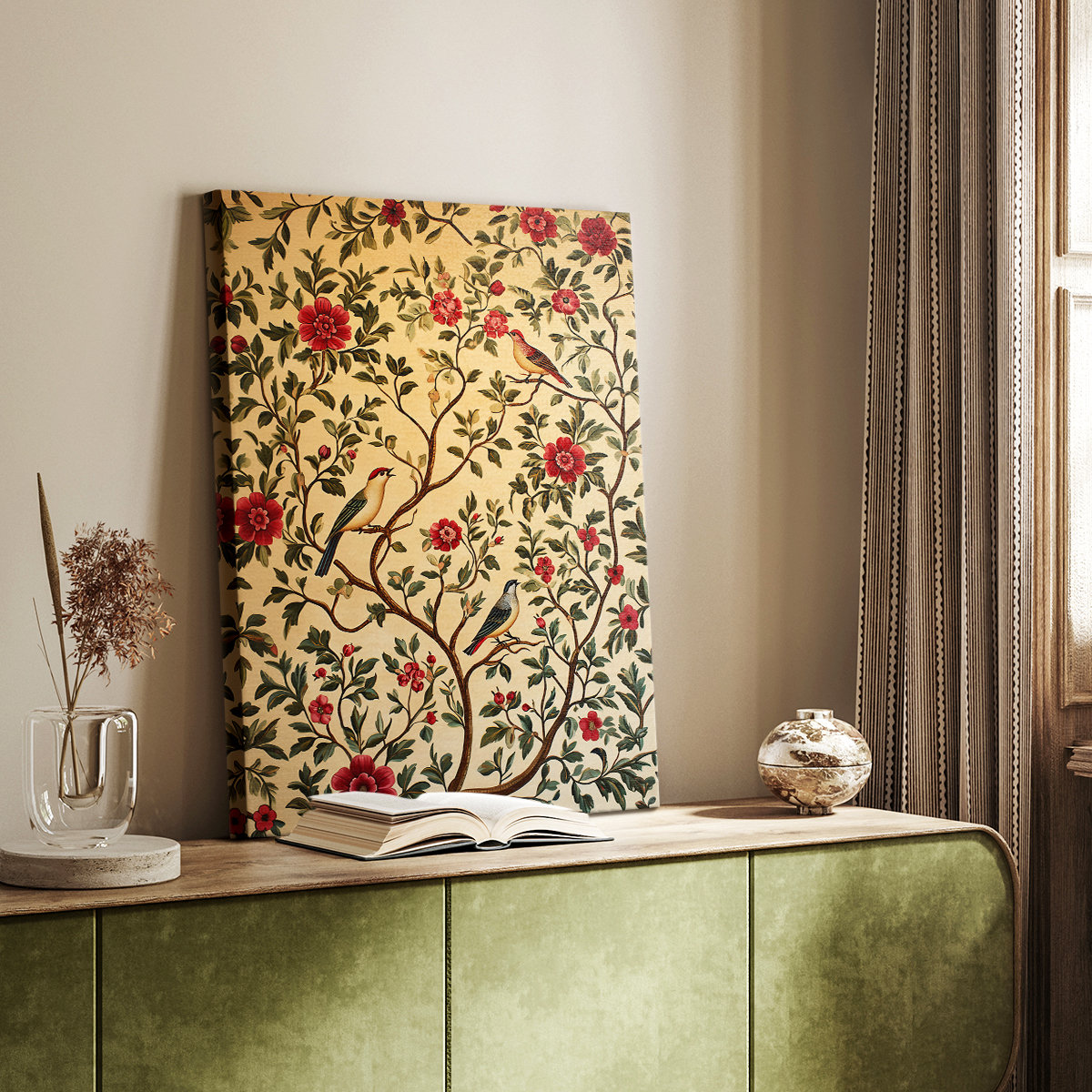 Winston Porter WM MORRIS Series CCCXVII -Premium Gallery Wrapped Canvas ...