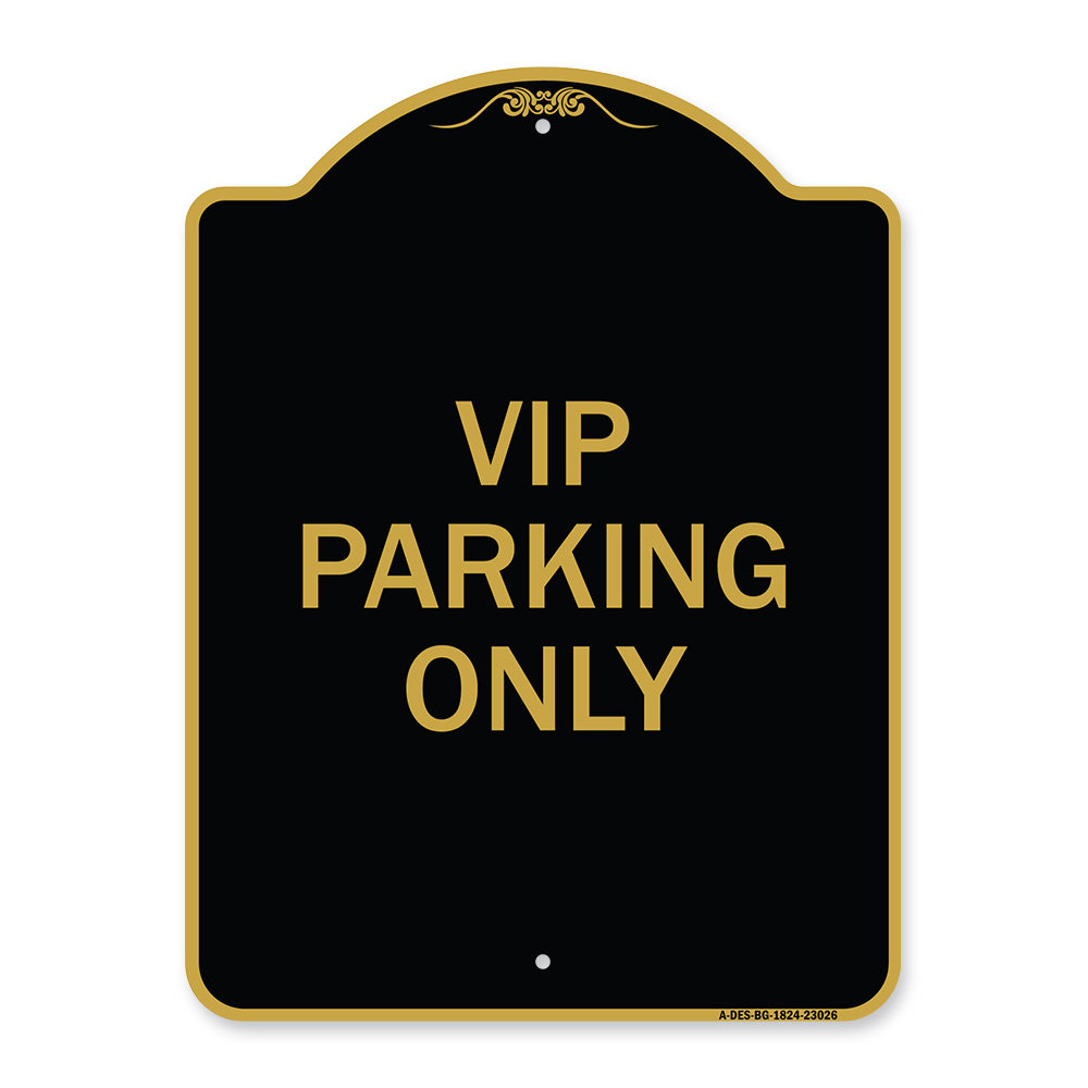 Signmission Designer Series Sign - Reserved Parking Sign VIP Parking ...