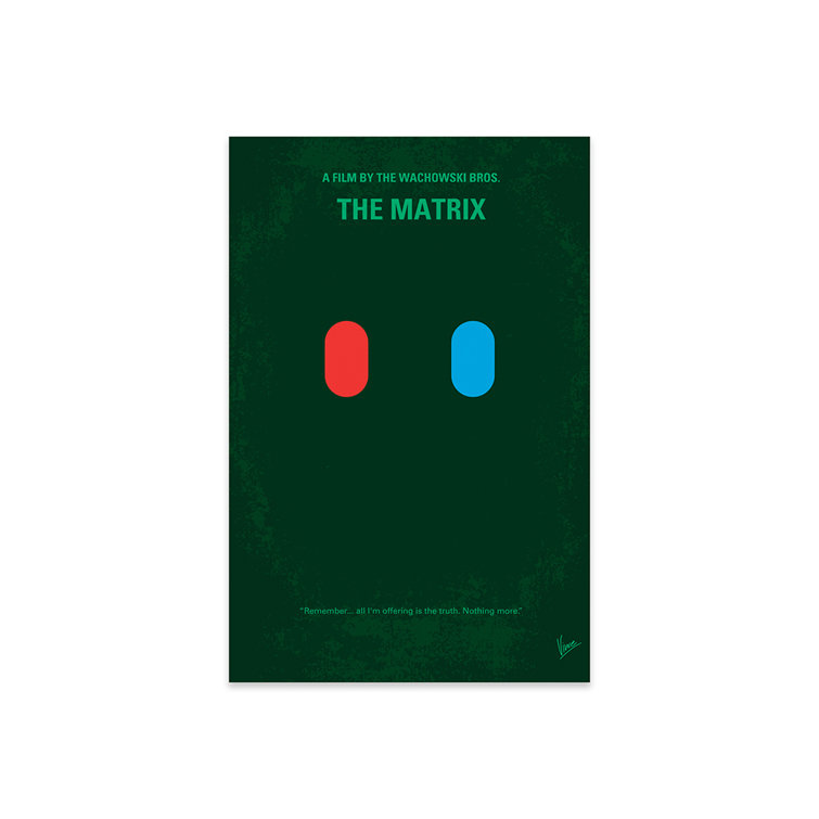 Trinx The Matrix (Which Pill Do You Choose?) Minimal Movie Poster by ...