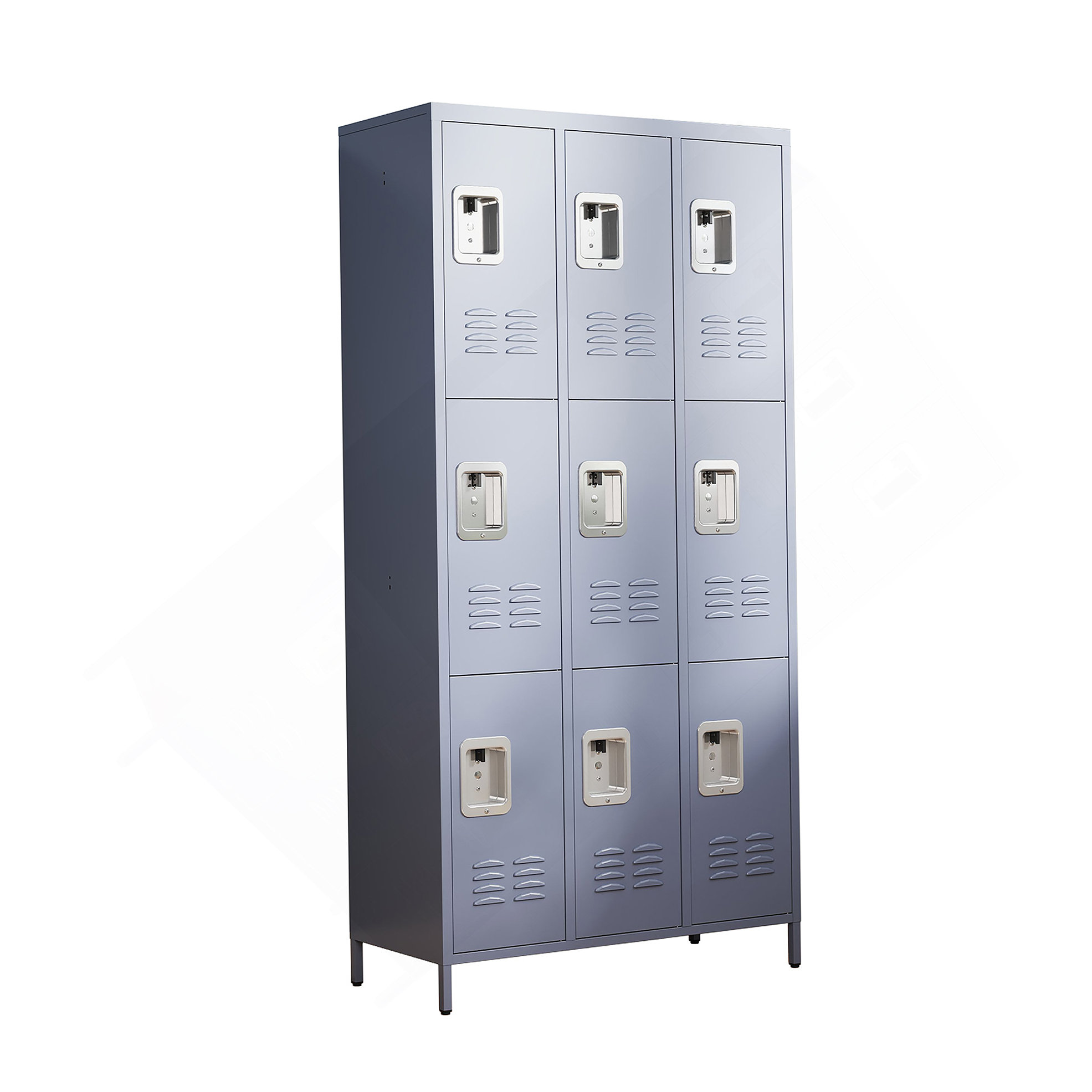 Latitude Run® 9 Door 72"H Metal Lockers With Lock for Employees,School ...