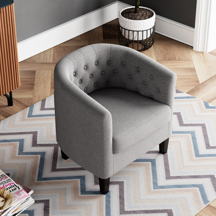 Red Barrel Studio® Upholstered Barrel Chair & Reviews | Wayfair