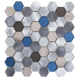 Blue Hexagon Floor & Wall Tiles | Wayfair