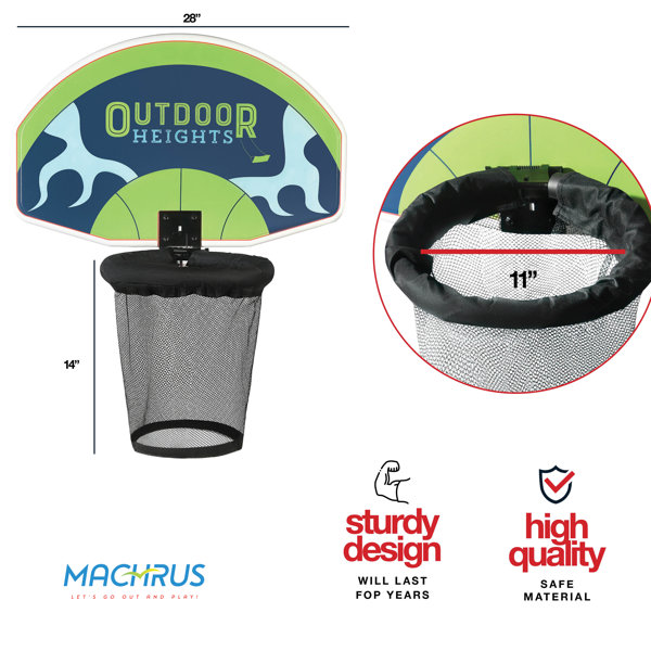 Upper Bounce 10'x17' Rectangle Trampoline Set w/ Top-Ring Enclosure ...