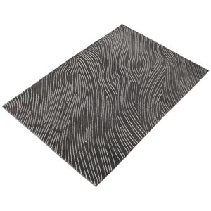 Latitude Run® Abstract Black/White Area Rug Set | Wayfair