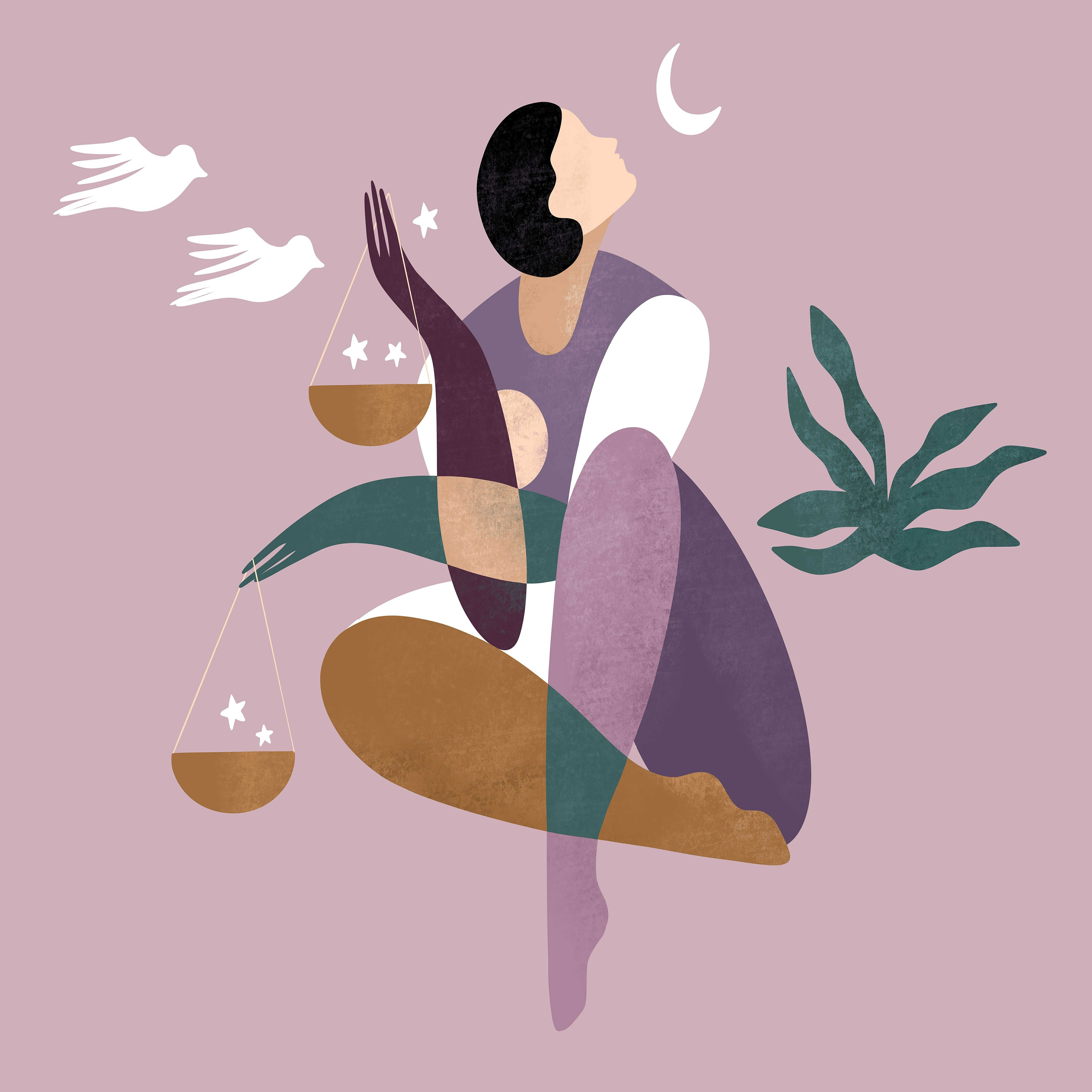 George Oliver Maggie Stephenson Libra 2 by - Wrapped Canvas Print | Wayfair