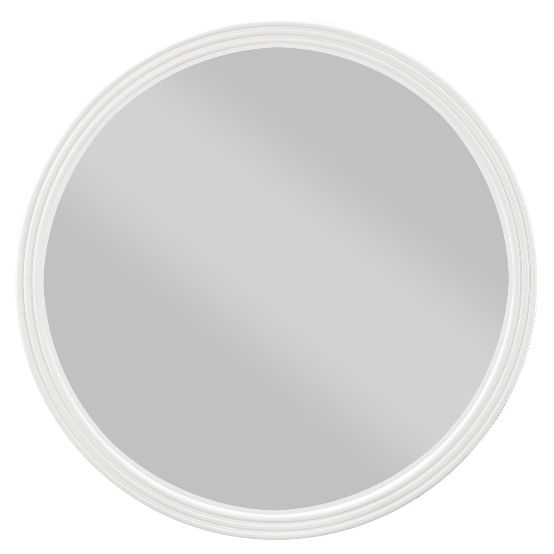 Latitude Run® Carena Gray Round Mirror | Wayfair