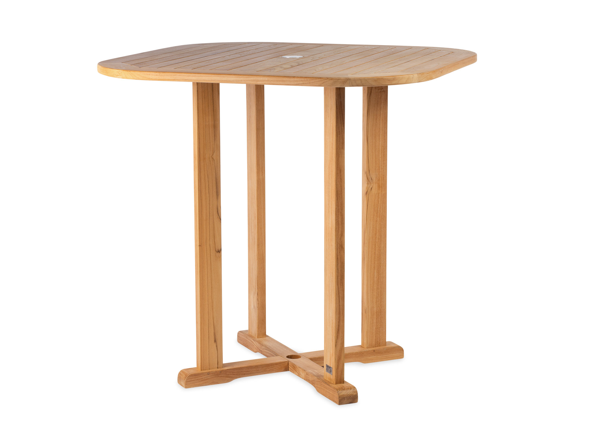 CO9 Design Essential Square Wooden Bar Table | Perigold