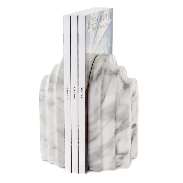 Goodwill Marble Bookends | Wayfair.co.uk