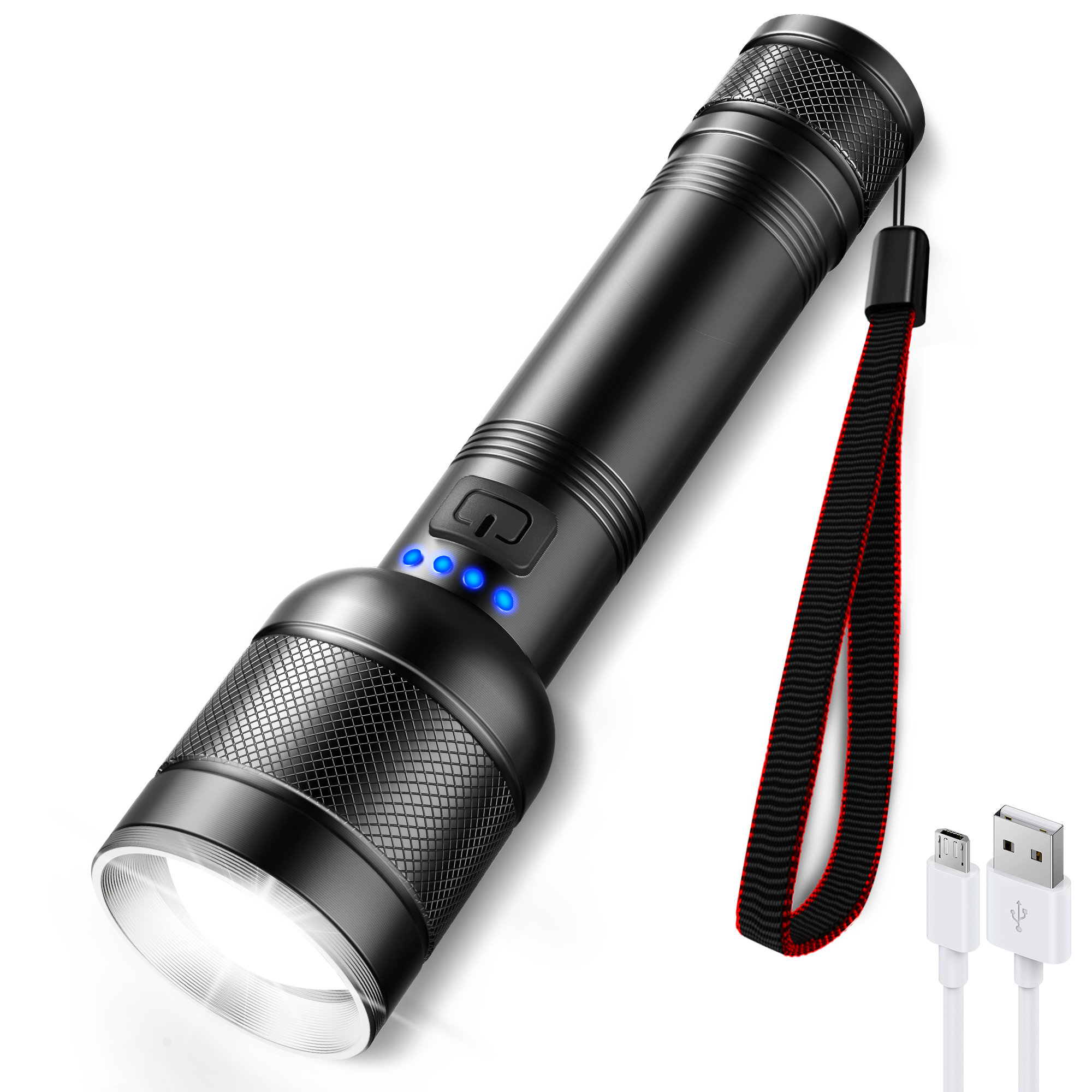 LOHASLED 7'' Battery Powered Integrated LED Flashlight | Wayfair