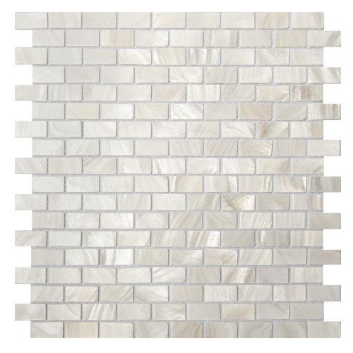 Art3d12" x 12" Seashell Mosaic Tile,Natural Mother of Pearl Tile,Pack ...