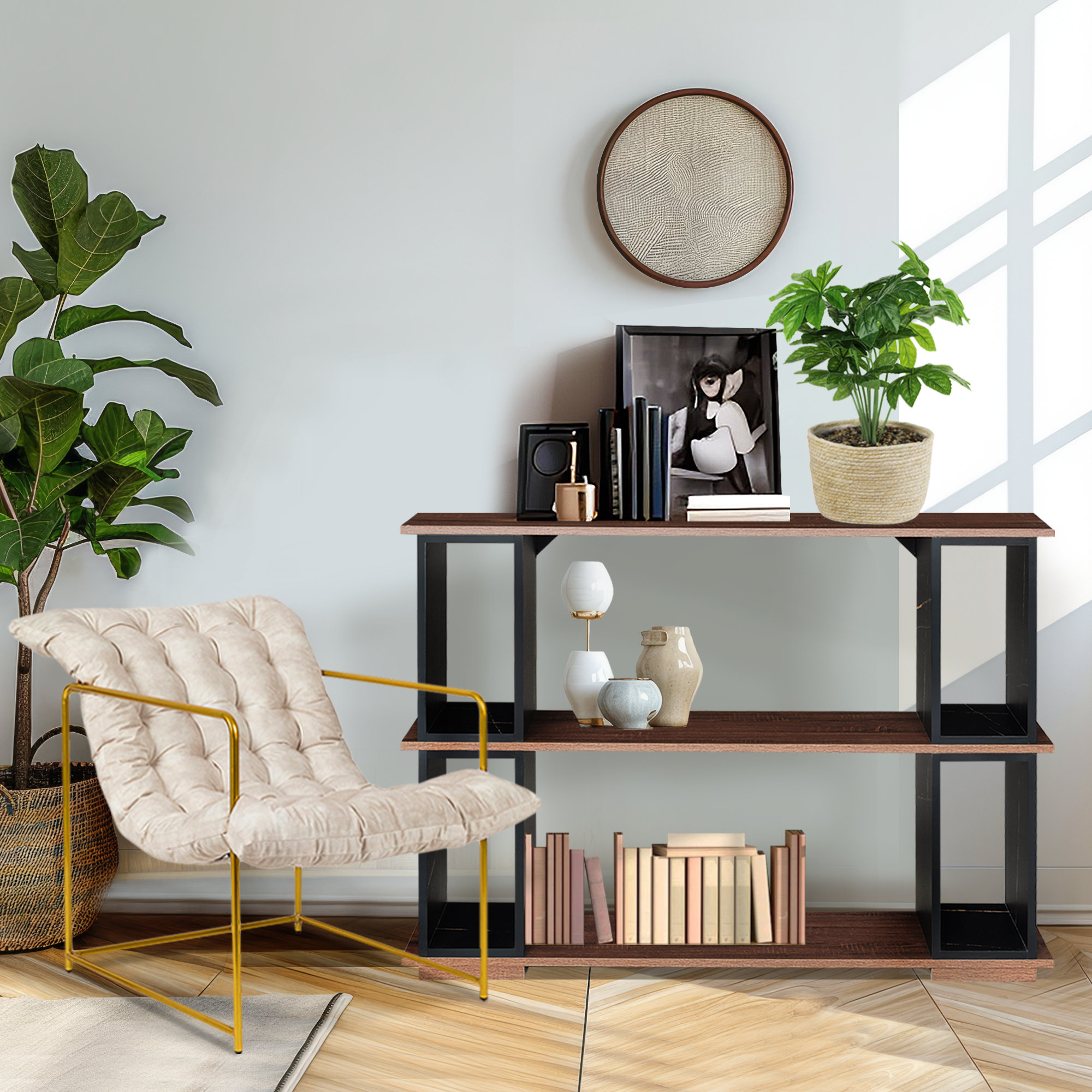Mercer41 Modern Console Table And Accent Chair Set | Wayfair