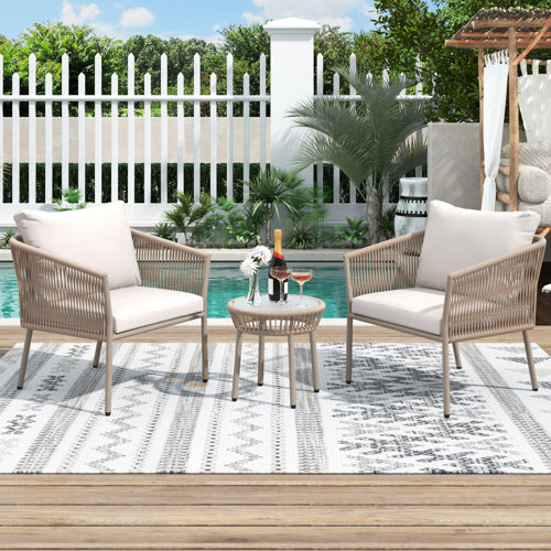 Wayfair | White Patio Dining Sets You'll Love in 2023