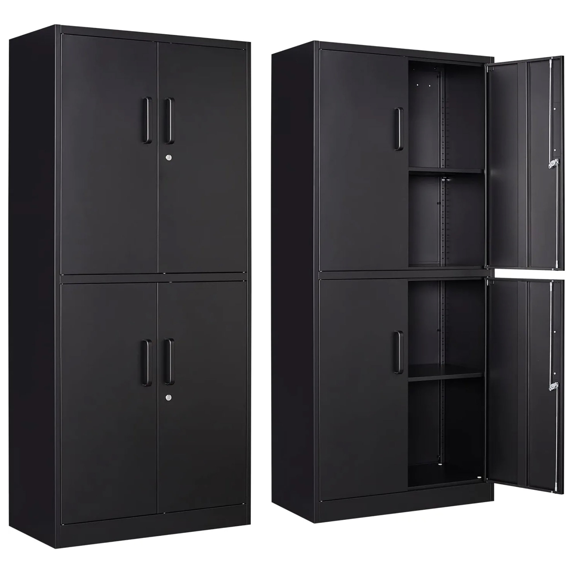 Inbox Zero Kimmi 2 - Shelf Storage Cabinet & Reviews | Wayfair