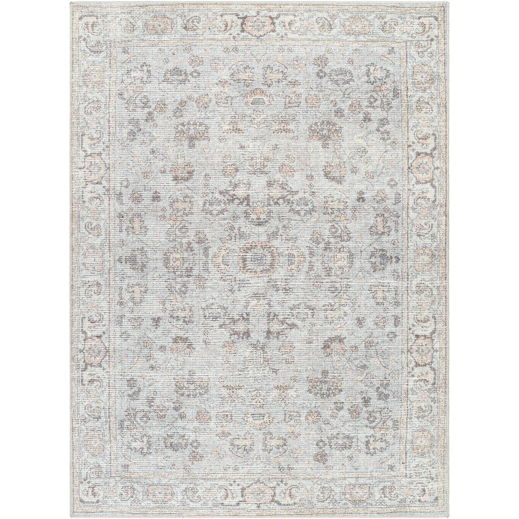 Our PNW Home X Livabliss Vintage Traditional Oriental Boho Grey Tan