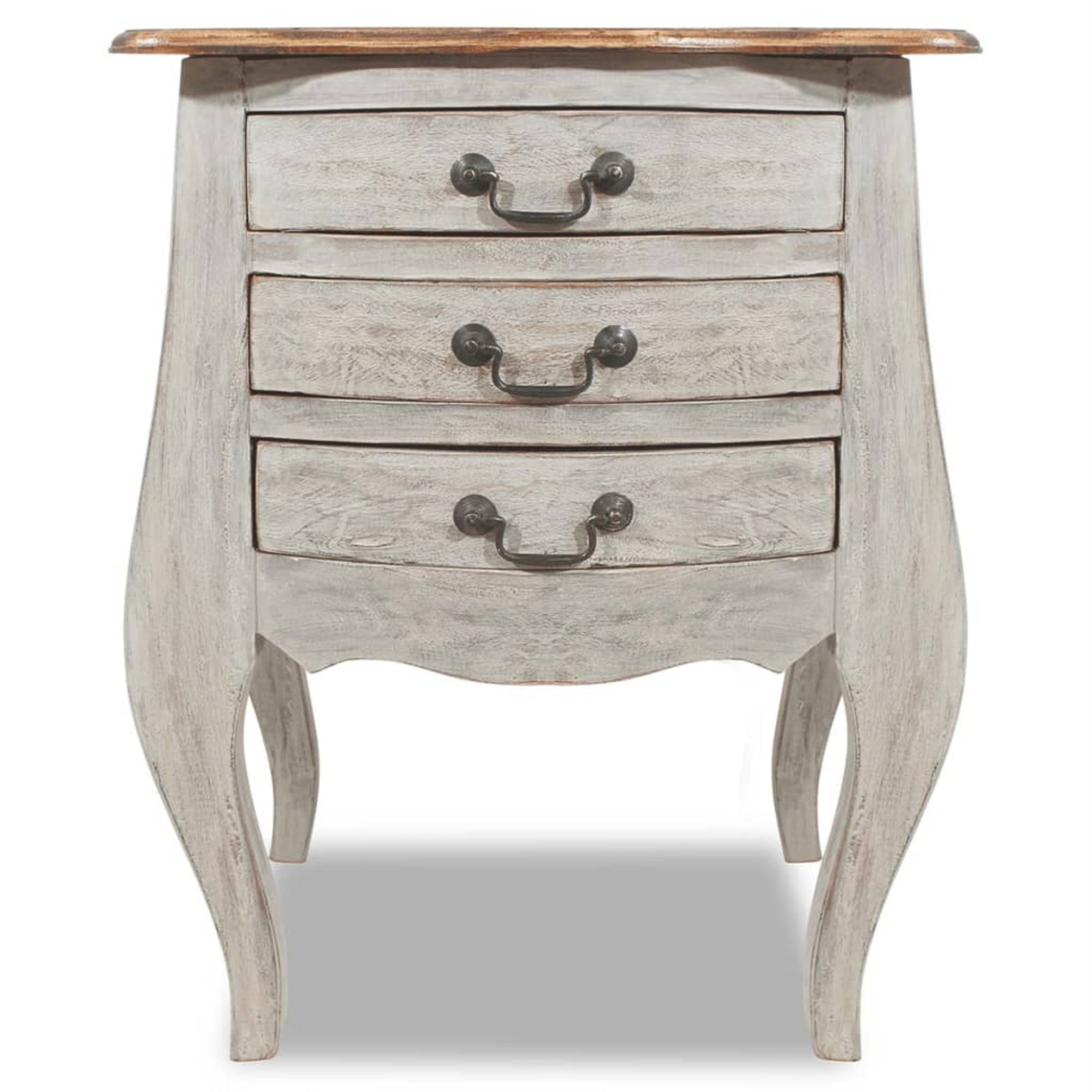 One Allium Way® Alexie Bedside Cabinet Solid Reclaimed Wood 18.9" x 13. ...