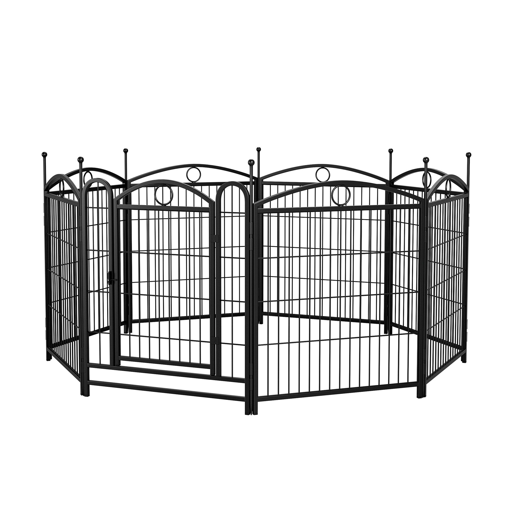Tucker Murphy Pet™ Dog Playpen Panels Metal Dog Pen Pet Dog Fence ...