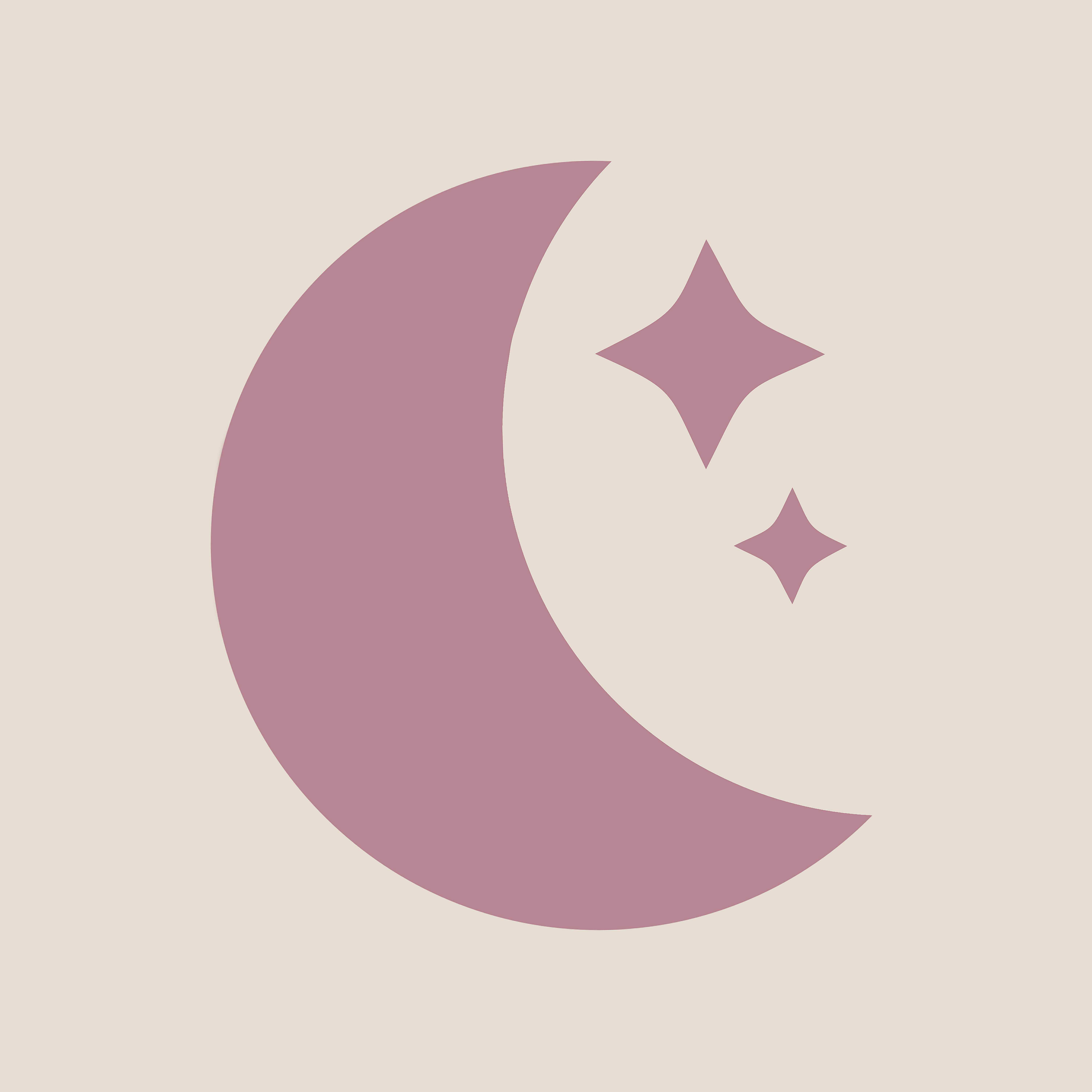 George Oliver Espiye Colour Poems Moon And Stars Pink by - Print ...