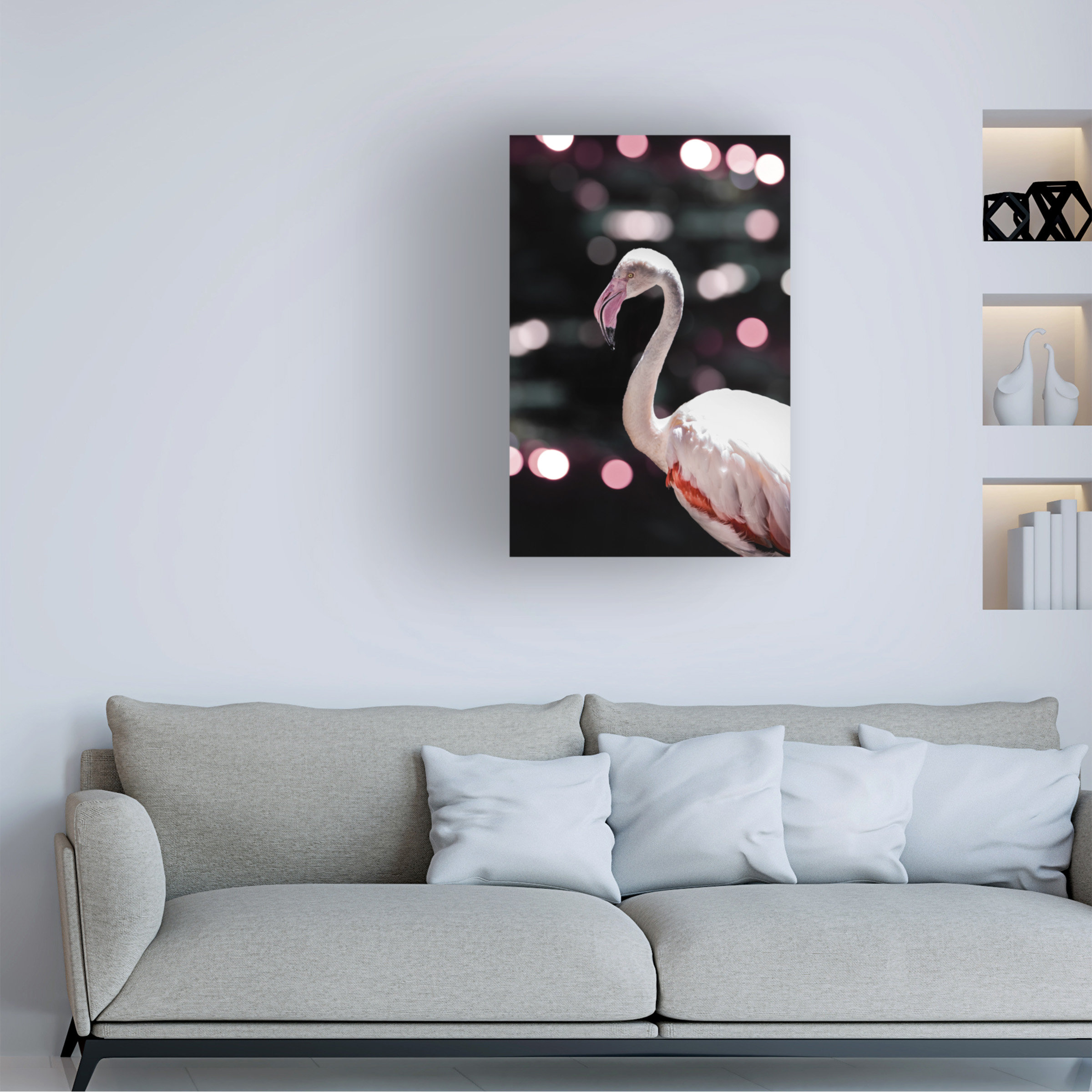 Bay Isle Home™ Shot By Clint Disco Flamingo Canvas Art - Wayfair Canada