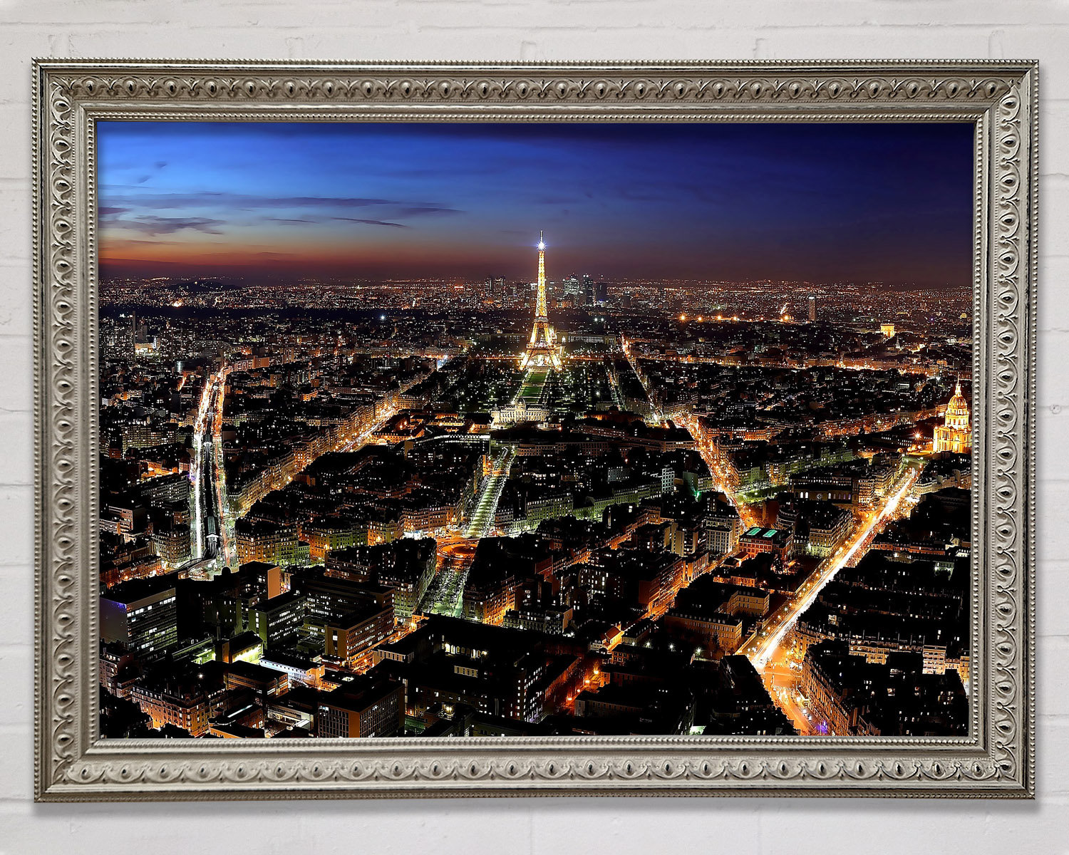 Bright Star Paris Panoramic View - Single Picture Frame Art Prints ...