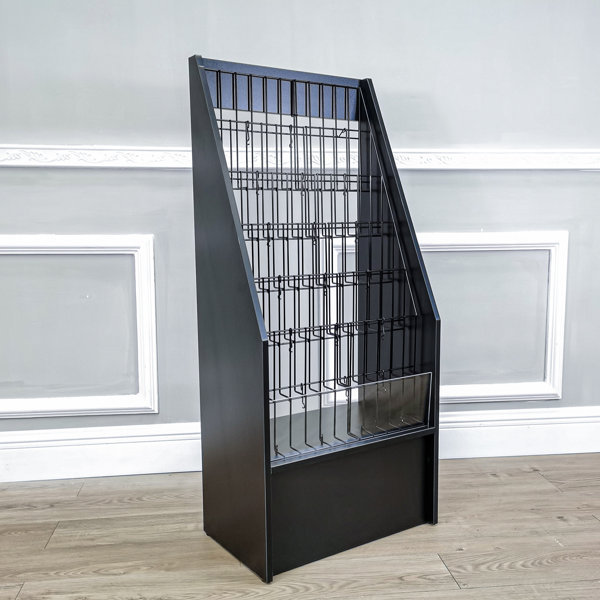 FixtureDisplays Literature Rack Brochure Leaflet Stand 19 Inches Wide x ...