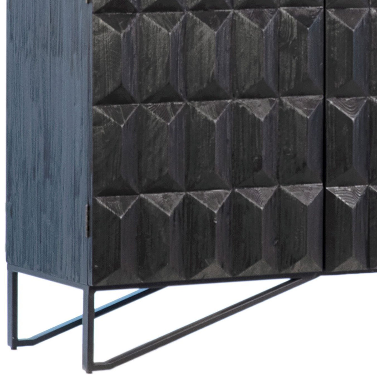 Trent Austin Design® Polley 84-inch Reclaimed Pine and Iron 4-Door ...