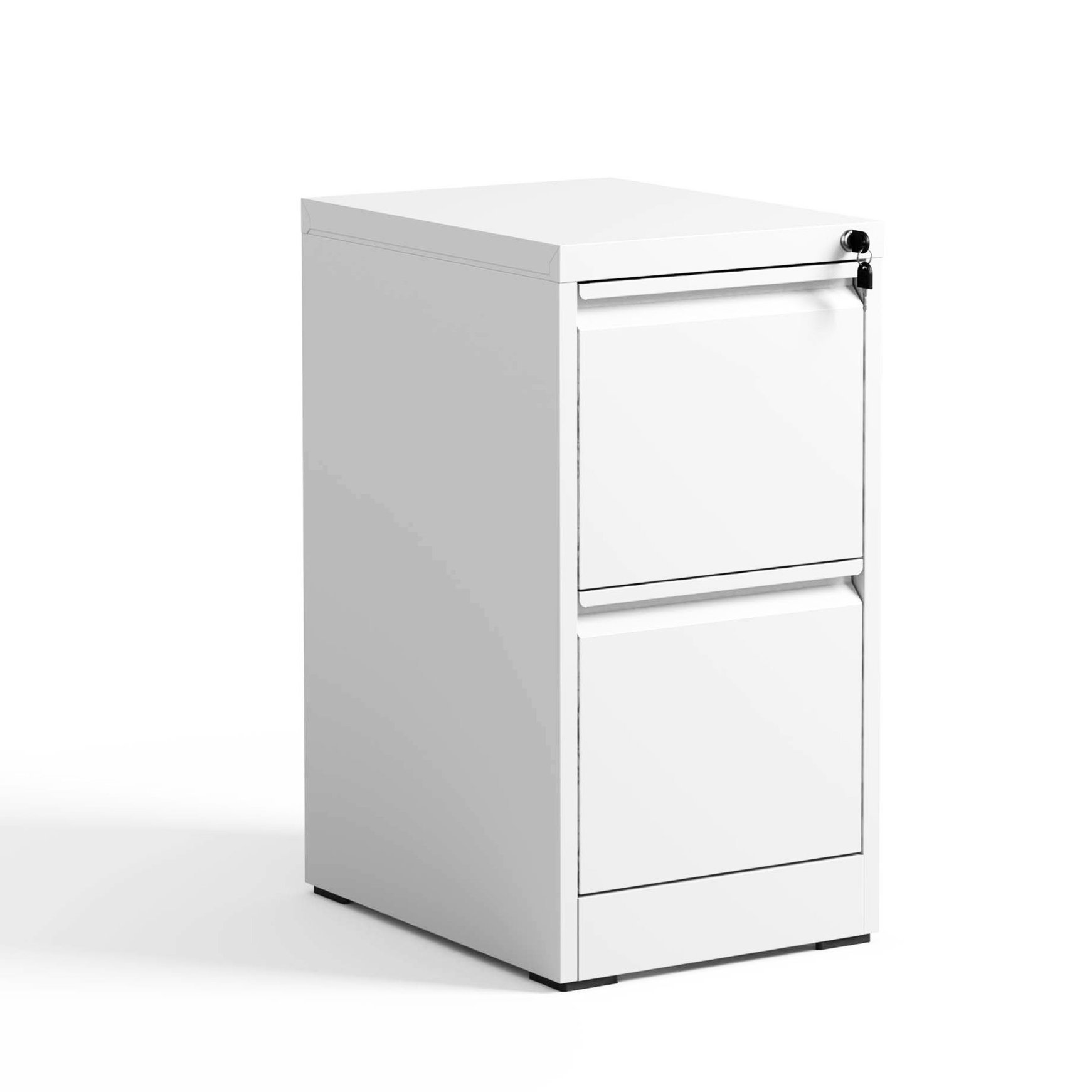 Latitude Run® Metal 2 Drawer Locking File Cabinet - Keep Office In Fits ...